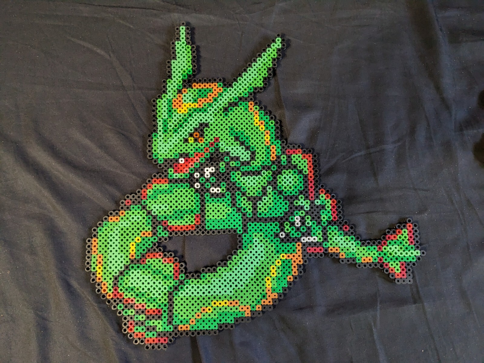 Pokémon Rayquaza Perler Bead Pixel Art Pokemon | eBay