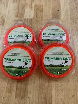 .095" Round Orange Trimmer Line 1lb (330095071) | eBay