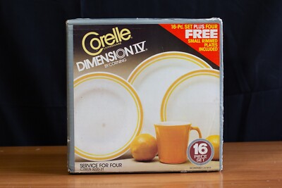 VINTAGE CORELLE "CITRUS" SET 20 PIECES IN BOX - NEW UNUSED | eBay