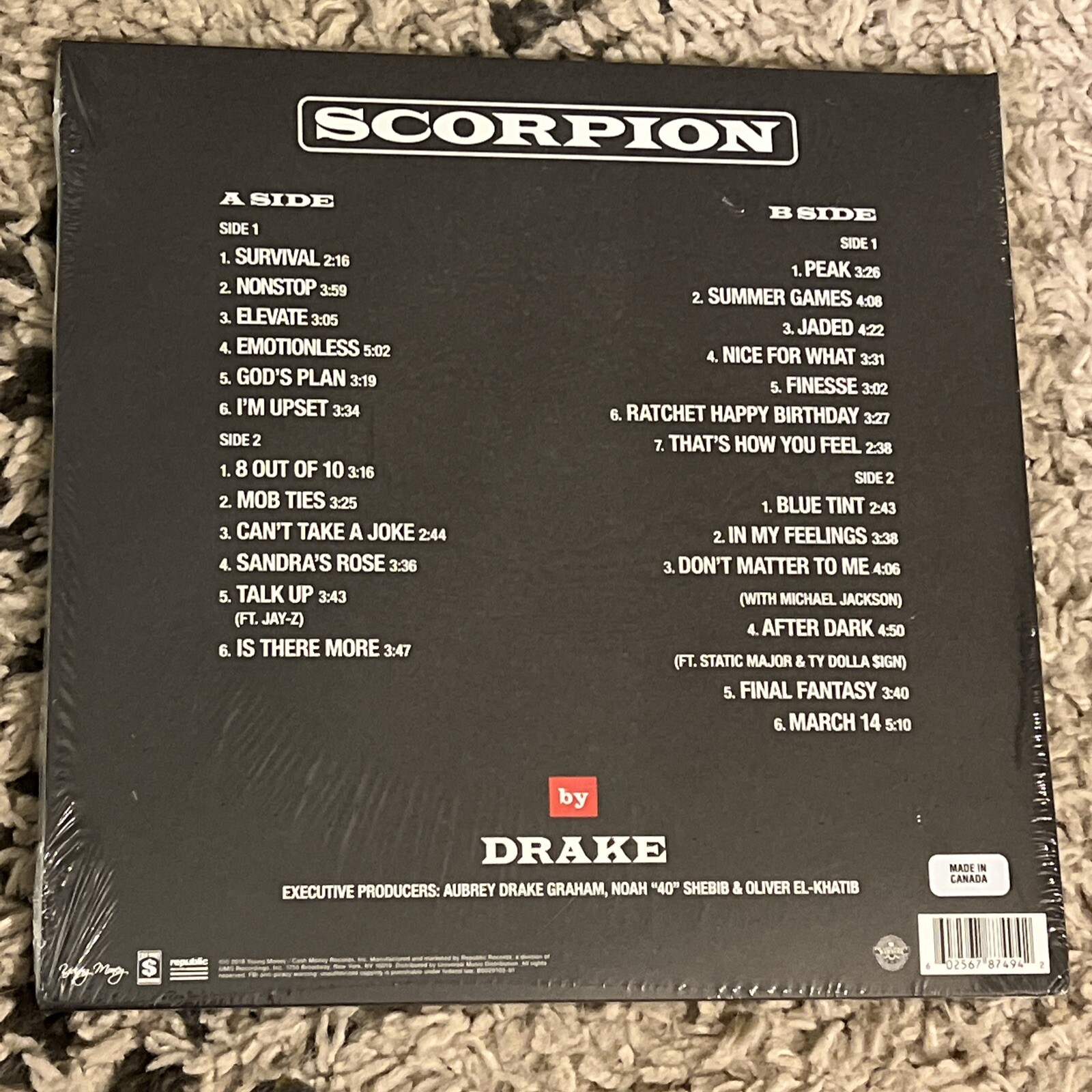 Drake- Scorpion- Vinyl, 2xLP ***SEALED *MINT* ~~~B&N~~~ 602567874942| eBay