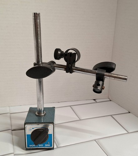 Vintage STM Machinist Magnetic Base Indicator Stand USA | eBay