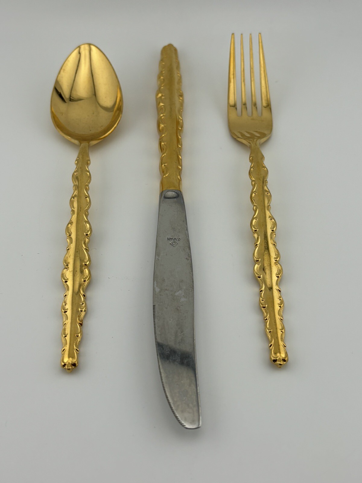 Northland Japan Stainless Gold Flatware 3 Replacements Pieces | eBay