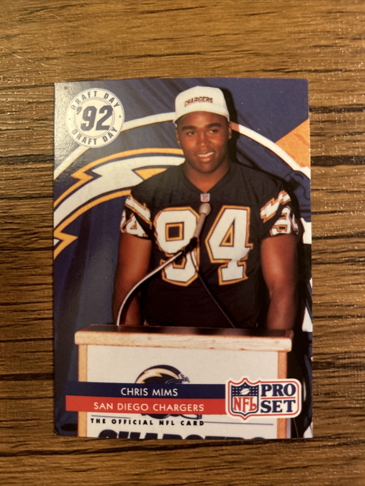 Chris Mims 4 Card Lot! Pro Set Rookie RC Topps Score NM+ Free Shipping ...