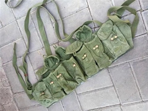 Surplus Vietnam War Chinese Type 63 Auto Chest Rig Ammo Pouch Military ...