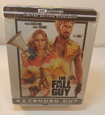 The Fall Guy Movie 4K Steelbook (4K/Blu-ray)-NEW-Box Shipping with ...