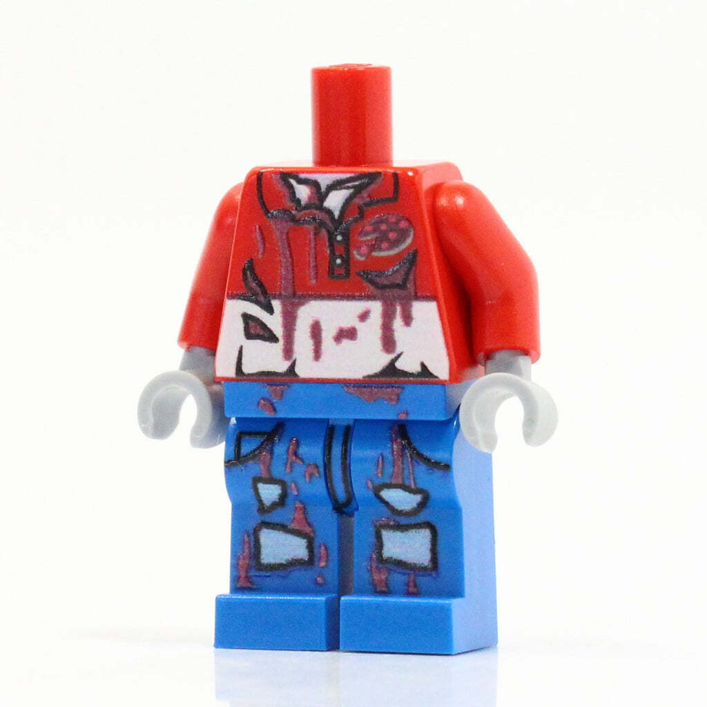 Custom Zombie Minifigure Parts -Printed On Real Lego Minifigure Parts ...