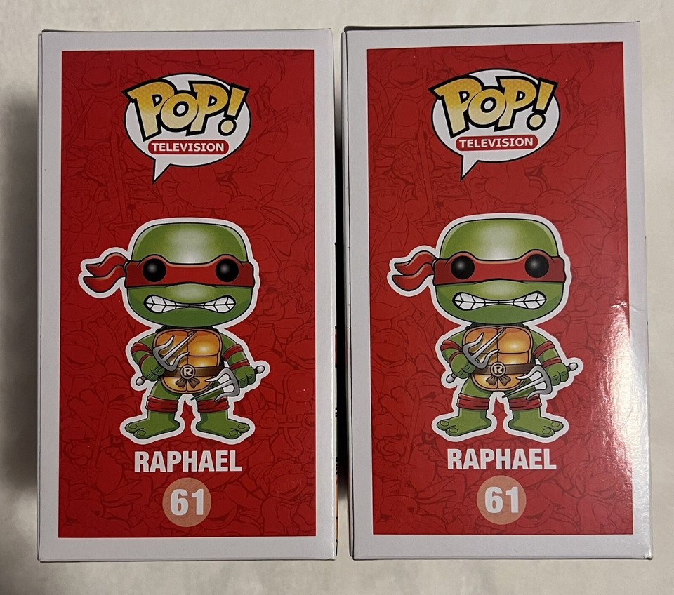 Tmnt Funko POP! Metallic Grayscale Raphael #61 ALAMO CITY COMIC CON Set ...