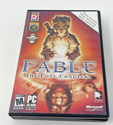 Fable The Lost Chapter PC CDROM Game 4 Disc Windows Manual Code Used ...