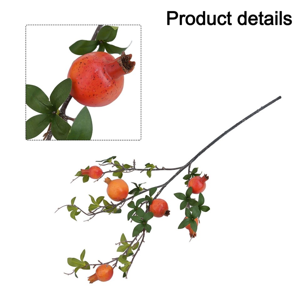 Artificial Persimmon Branch Versatile Decoration Piece Beautiful Design ...