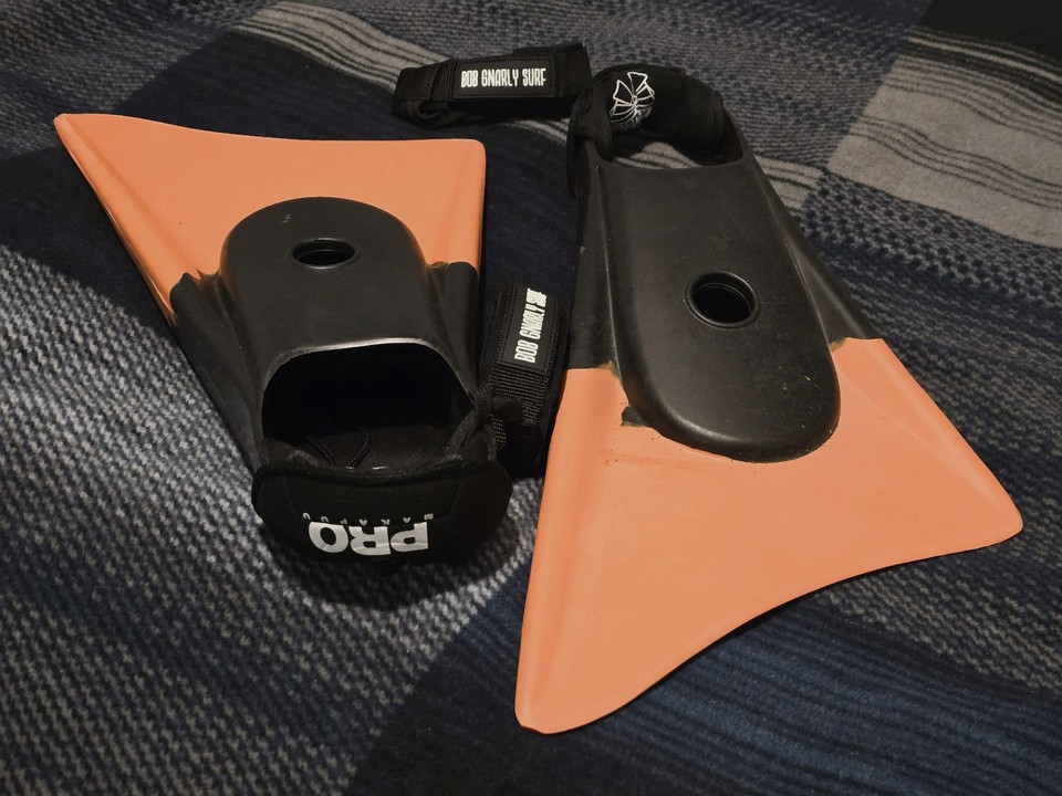 Churchill, Original Swimfins, PRO Makapuu, Orange & Black, | eBay UK