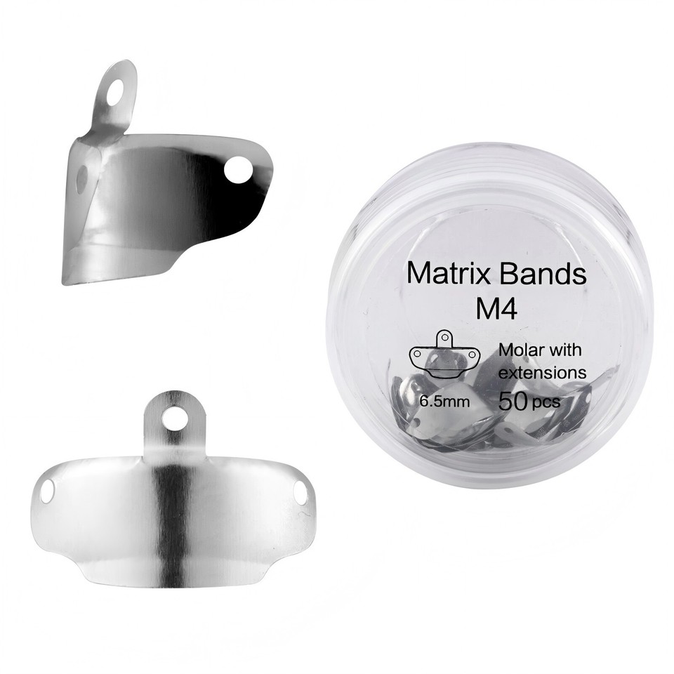 Dental Sectional Matrix Bands 4.5 5.5 6.5 Niti Retaining Rings Wedges ...