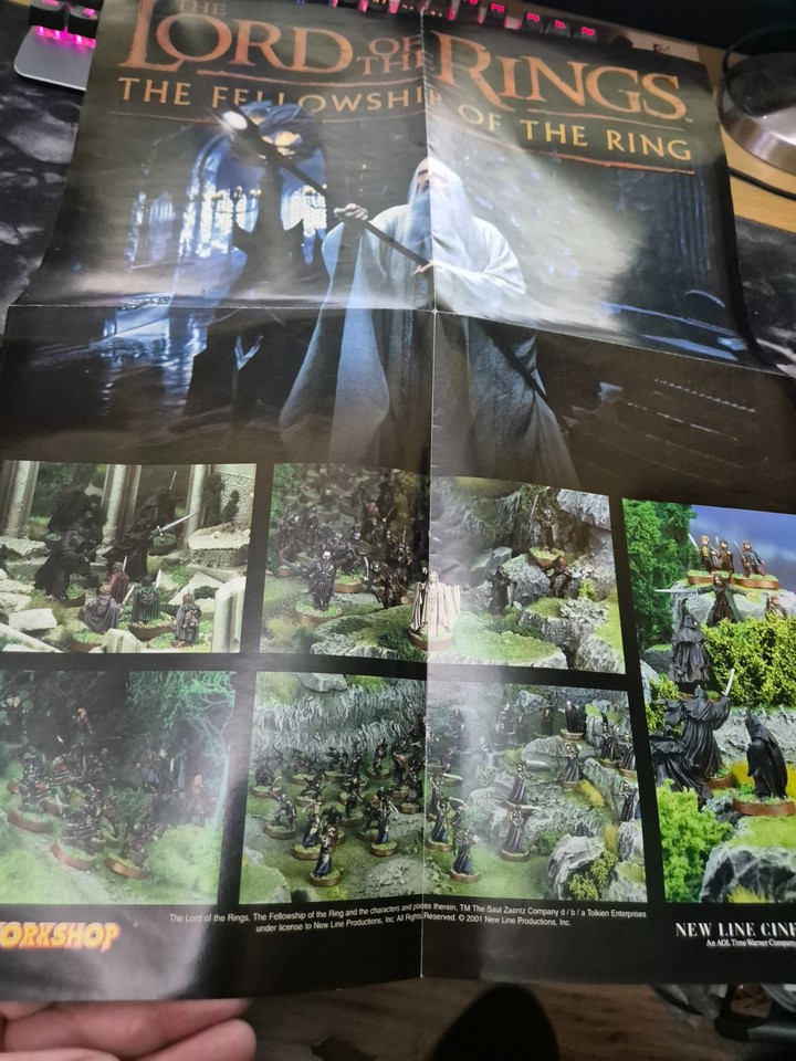 The Lord of the Rings 2001 Orig. Double Sided Movie Poster 39CM X 54CM ...