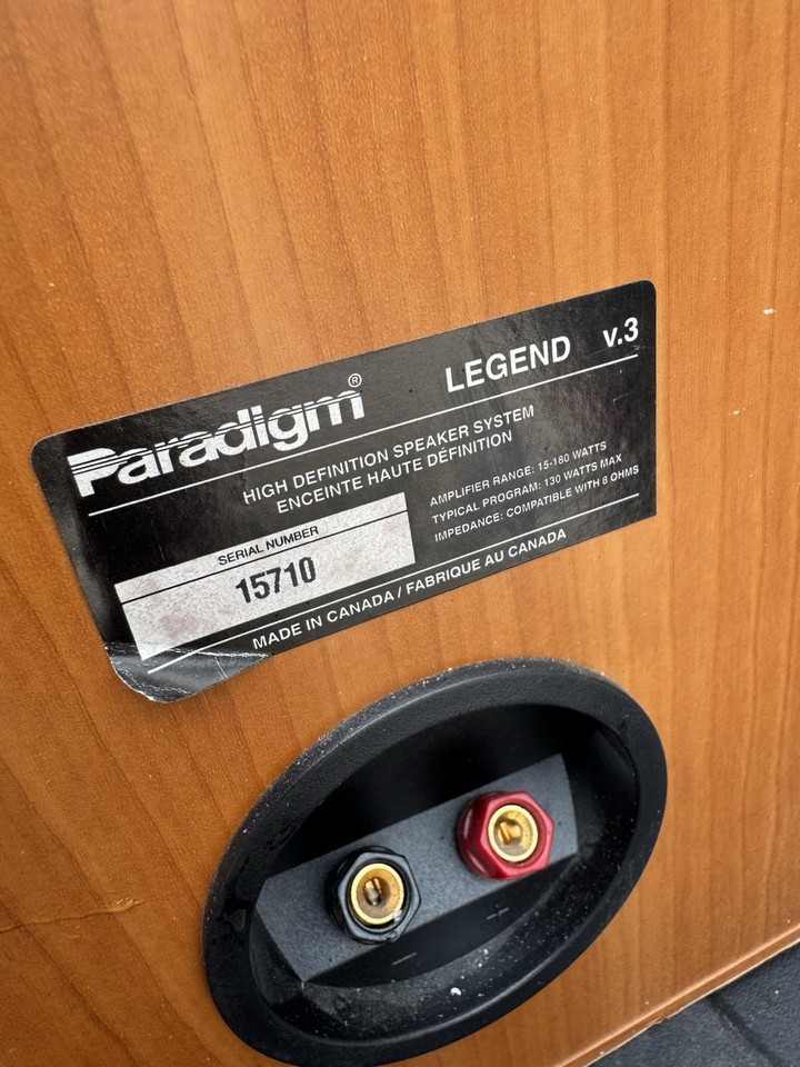 Paradigm Legend v.3 ,one speaker | eBay
