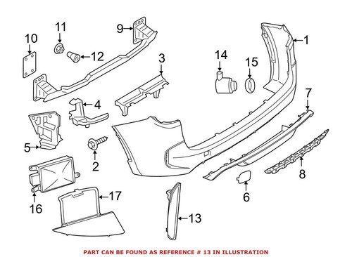 Genuine OEM Rear Driver Left Reflector Panel For BMW 63147850005 | eBay
