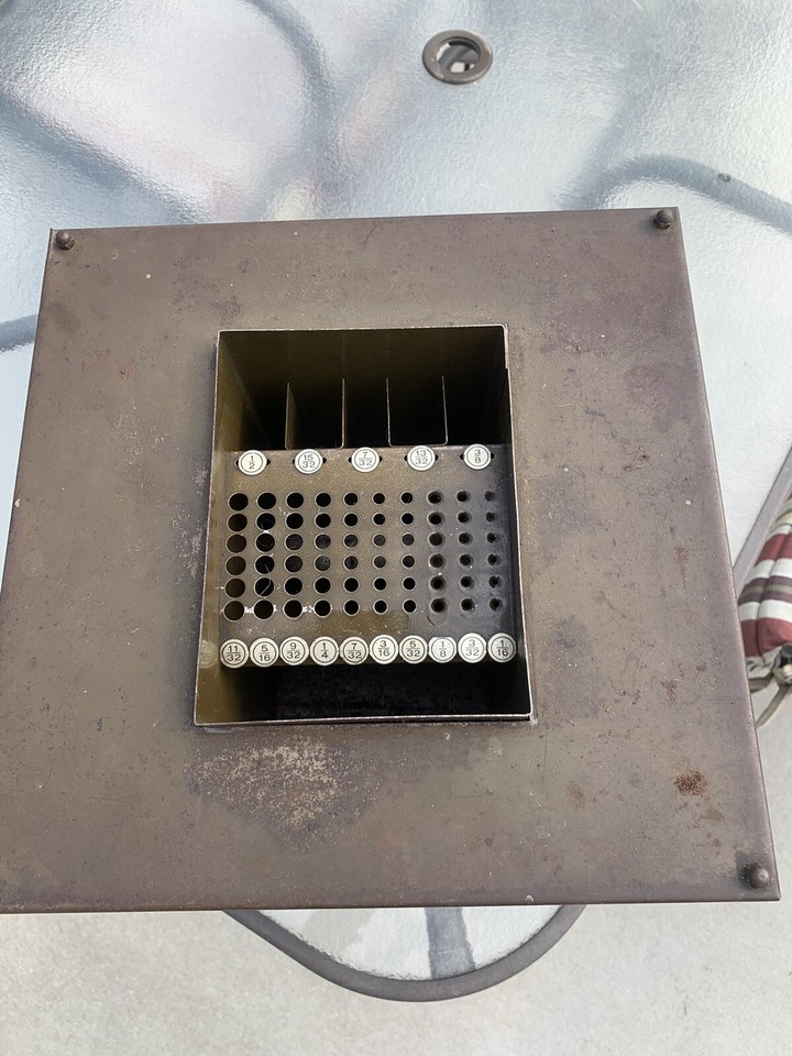 Vintage Steampunk Cabinet Union Twist Drill Co Bit/Tool Spinning 1920s ...