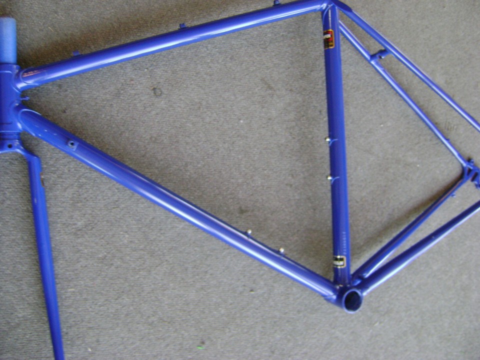 New NOS 51.5cm Tange #2 double butted CroMoly road bicycle lugged frame ...