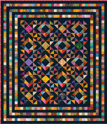 KASIH - 89" x 77" - Quilt-Addicts Pre-cut Patchwork Quilt Kit King Single | eBay.de