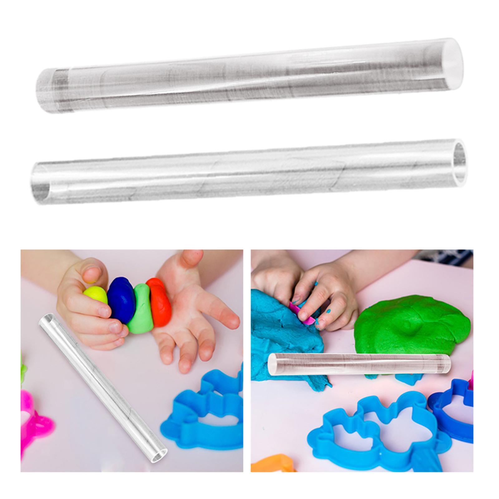 Acrylic Clay Roller Smoothing Polymer Clay Tool for Pottery Craft ...