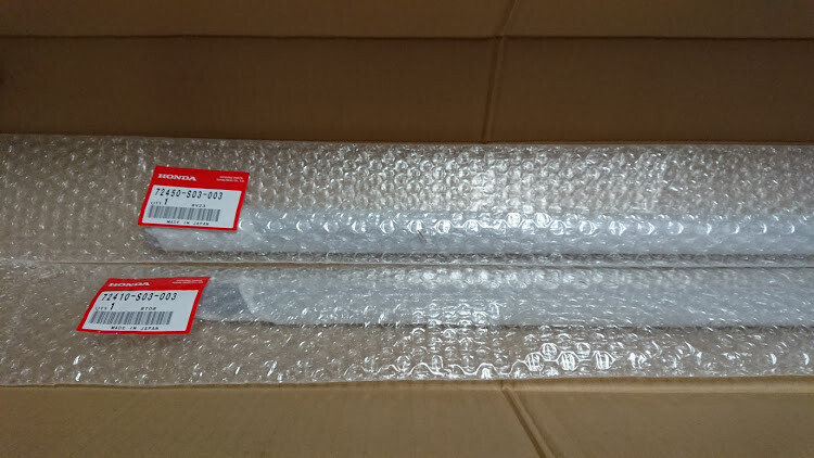 Honda Genuine Civic Coupe 2DR EJ6 EJ7 EJ8 EJ9 Window Glass Seals Door ...