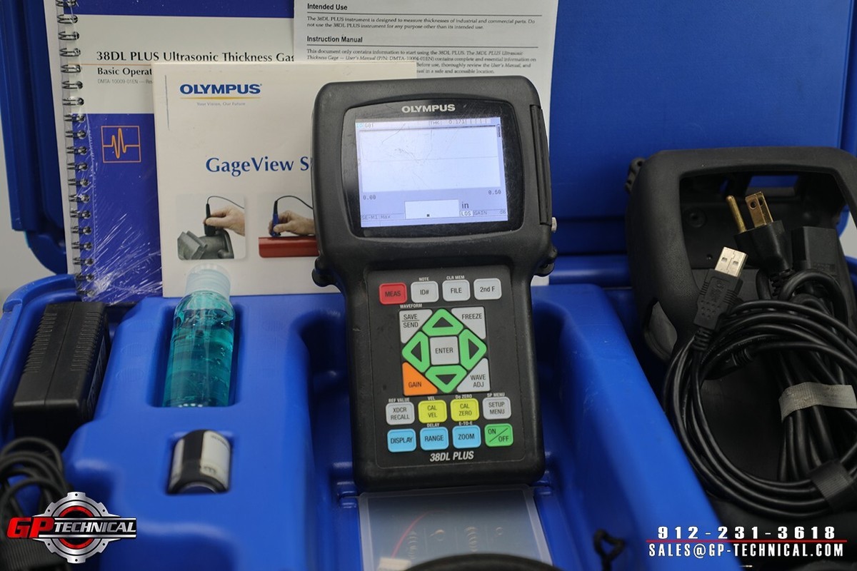 Olympus 38dl Plus Olympus 38DL Plus Ultrasonic Thickness Gauge