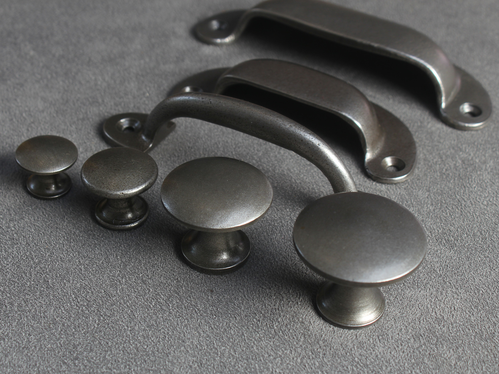 CAST IRON CLASSIC CABINET KNOBS DOOR HANDLES KITCHEN CUPBOARD DRAWER ...