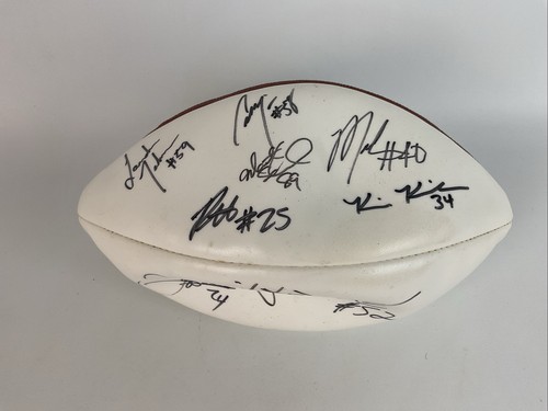 Wilson NFL signed football unknown auto autographs See description | eBay