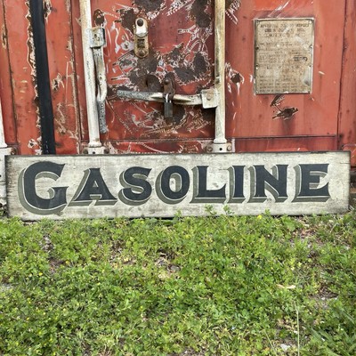 48in Gasoline Service Station Vintage Style Repop Sign | eBay