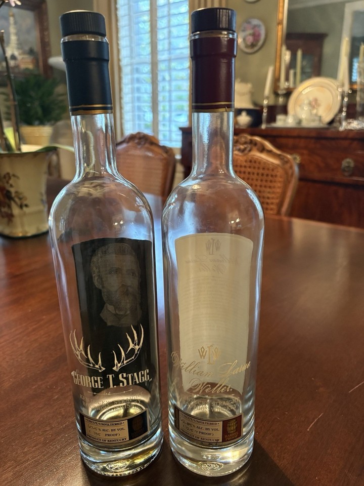 William Larue Weller George T Stagg WLW GTS Empty Bottle Box BTAC ...