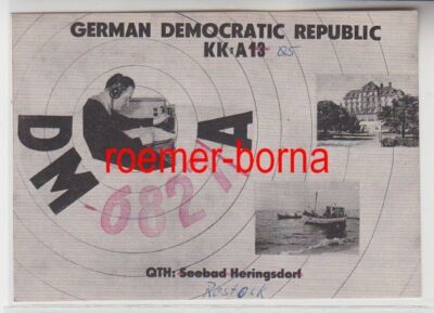 73859 QSL Karte Funker Funkamateur DDR Seebad Heringsdorf 1974 | eBay.de