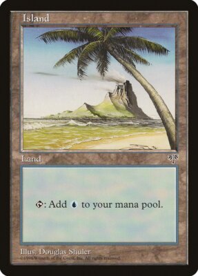 Island (A) Mirage NM Basic Land MAGIC THE GATHERING MTG CARD ABUGames ...