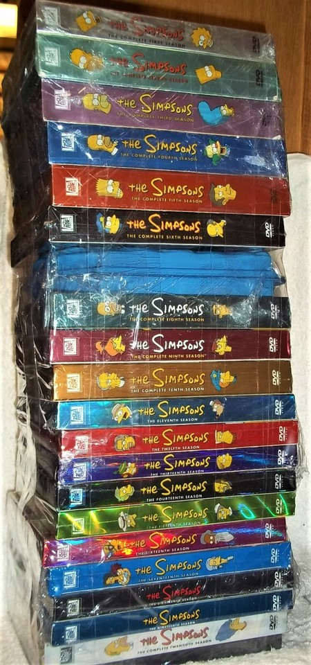 The Simpsons The Complete Series 1-20 + Movie (DVD, 2021, 79-Disc ...