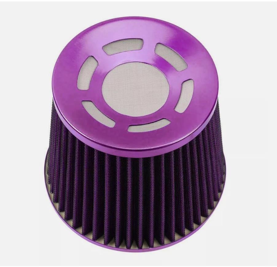 3" High Flow Inlet Cold Air Intake Cone Replacement Dry Air Filter ...