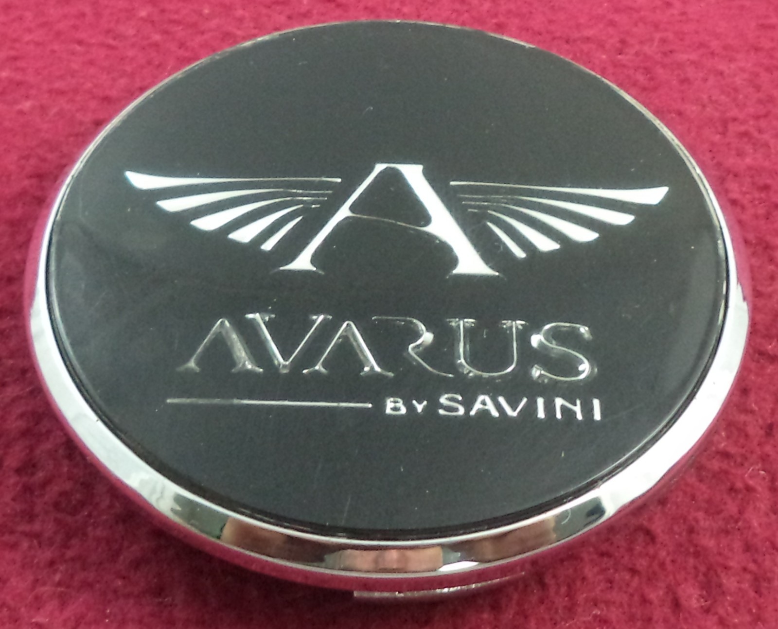 Avarus by Savini Wheels Black Chrome Custom Wheel Center Cap CAP M-354 ...