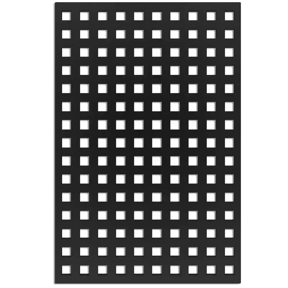 Black Vinyl Lattice Panels VINYL LATTICE — MID HUDSON FENCE CO.