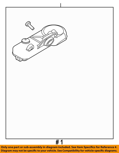 Ford BB5Z1A189A Genuine OEM Tire Pressure Sensor for sale online | eBay