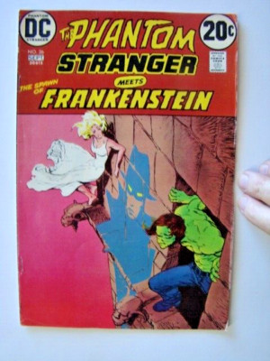 Phantom Stranger #26 Mike Kaluta Frankenstein Cover Art DC Comics 1973 ...