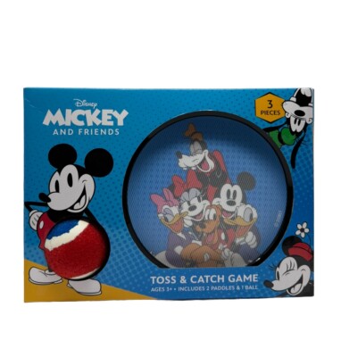 Disney Mickey Mouse And Friends Kids 3pc Toss Catch Game Toy NEW | eBay