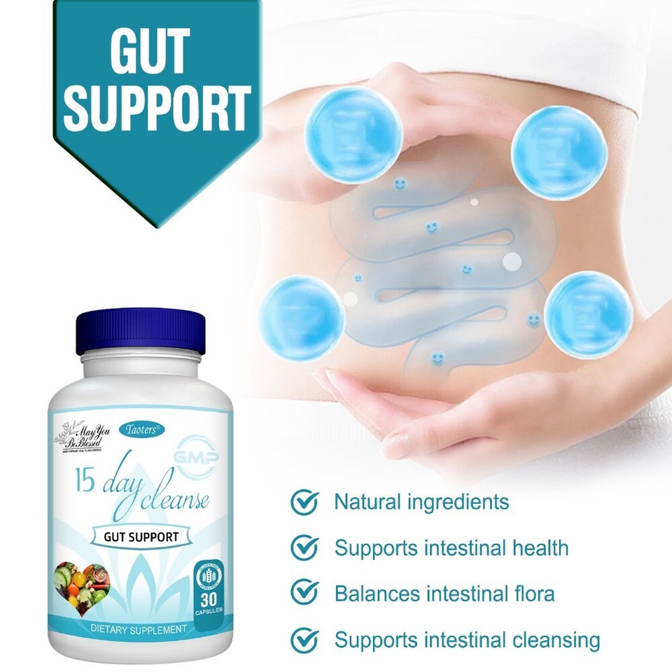 15 Day Cleanse Capsules,Intestinal & Digestive Health,Detox & Cleanse ...