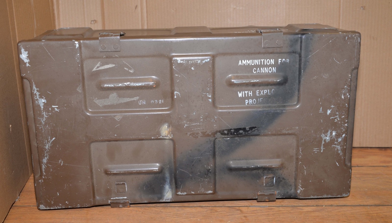 US military M252 MK1 mortor shell metal case 81mm collectible ammo ...