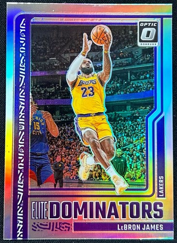 2023-24 Panini Donruss Optic LeBron James Elite Dominators Holo #9 ...
