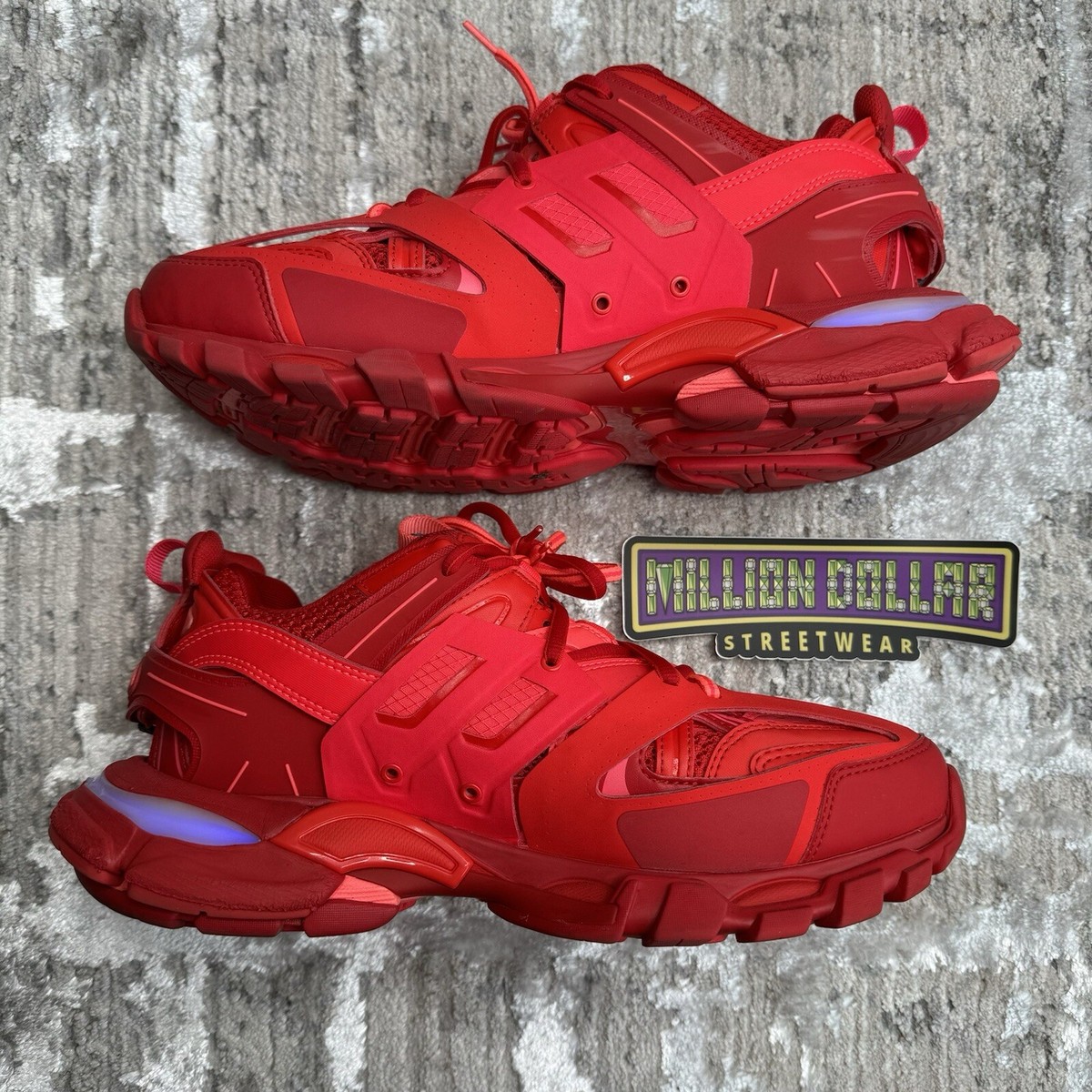 Balenciaga Track LED Sneaker 'red' Sz- 8M/41EU | eBay Balenciaga Track LED Sneaker 'red' Sz- 8M/41EU | eBay