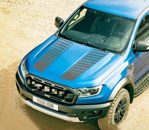 2 PCS Graphics Racing Stripe Car Hood Sticker For Ford Ranger Bonnet ...