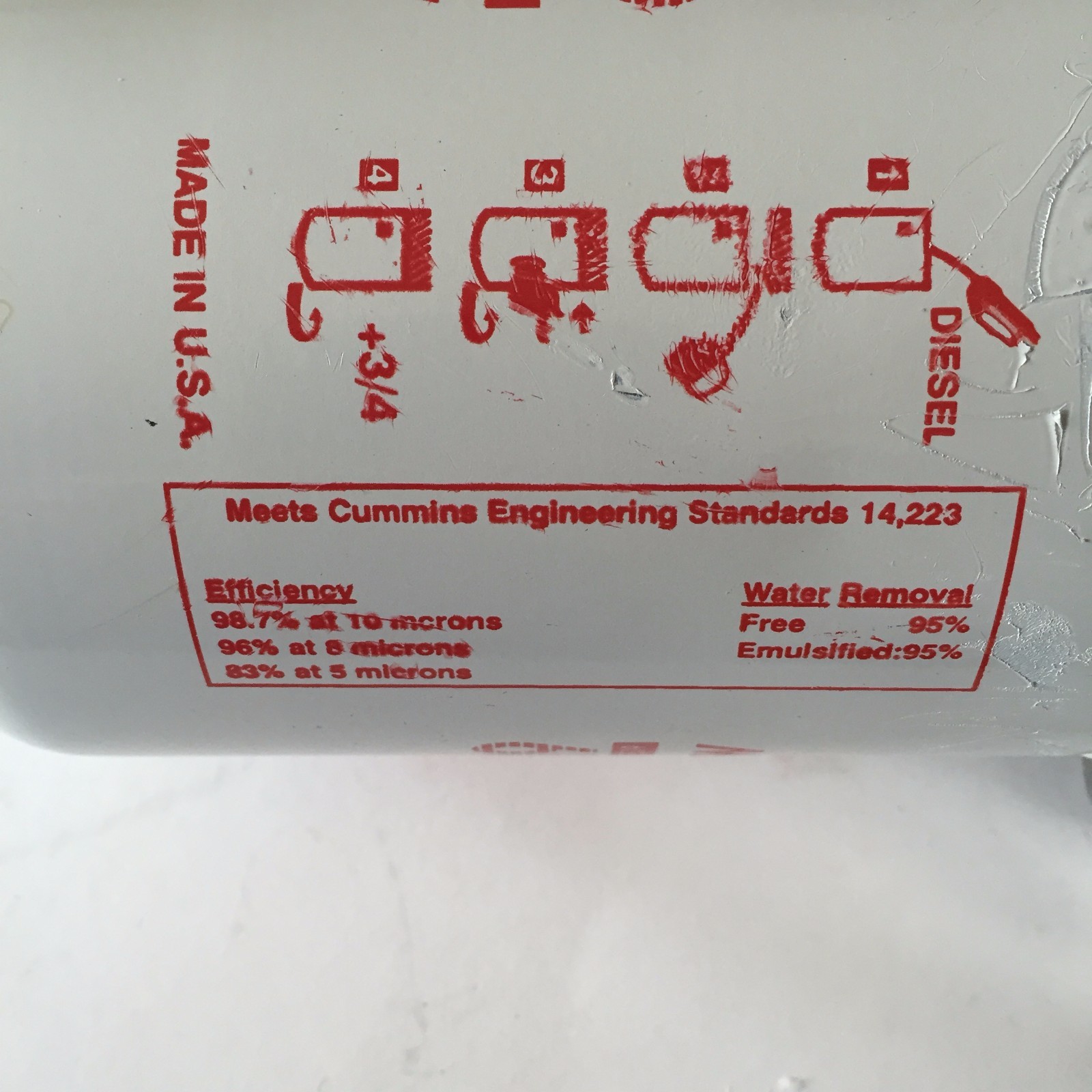 Fleetguard Fuel/Water Separator w/ Mounting FS19519 | eBay