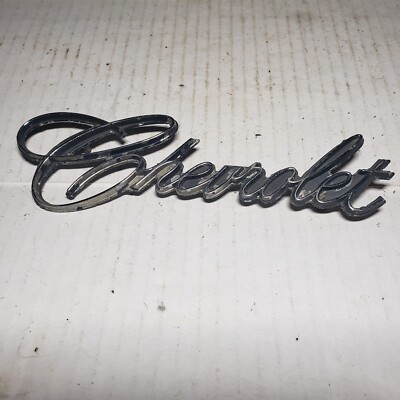 1971-75 GM Chevrolet Chevelle Impala Chevrolet Script Emblem | eBay