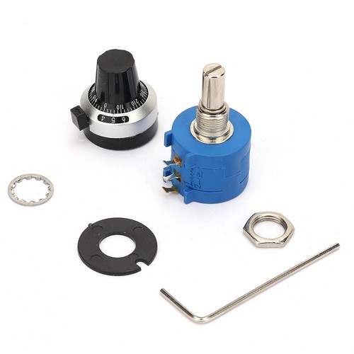2W Wirewound 500ohm Variable Resistor Knob Rotate Potentiometer Kit | eBay