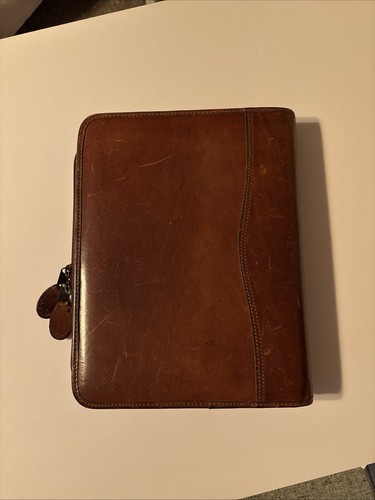 Classic Vintage Leather Daytimer Planner | eBay