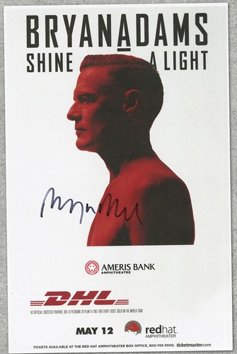 Bryan Adams autographed concert poster | eBay