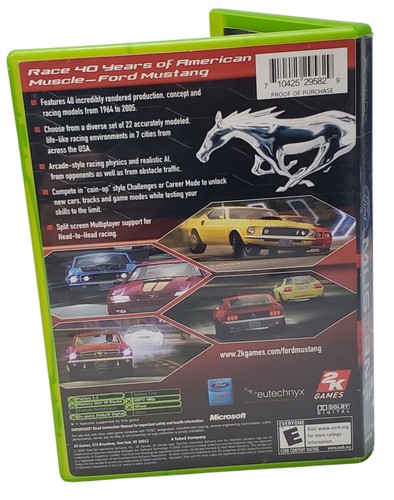 Ford Mustang: The Legend Lives (Original OG Xbox, 2005) Complete CIB ...