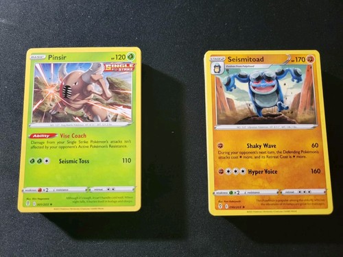 Pokemon - Evolving Skies COMPLETE Common Uncommon Rare Set 112 Cards ...