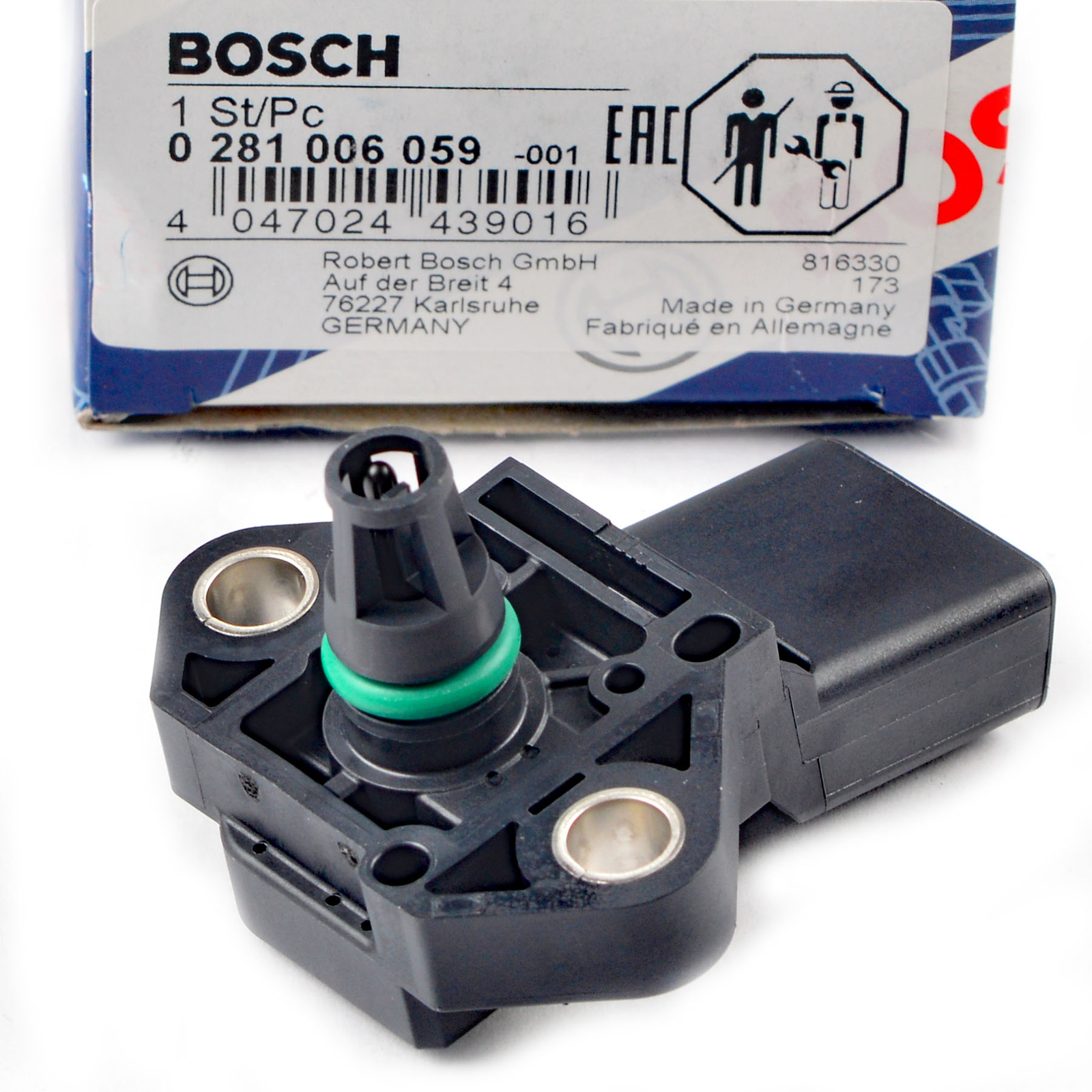 BOSCH Ladedrucksensor für FABIA 3 AMAROK IBIZA 4 CRAFTER T5 T6 POLO OE ...